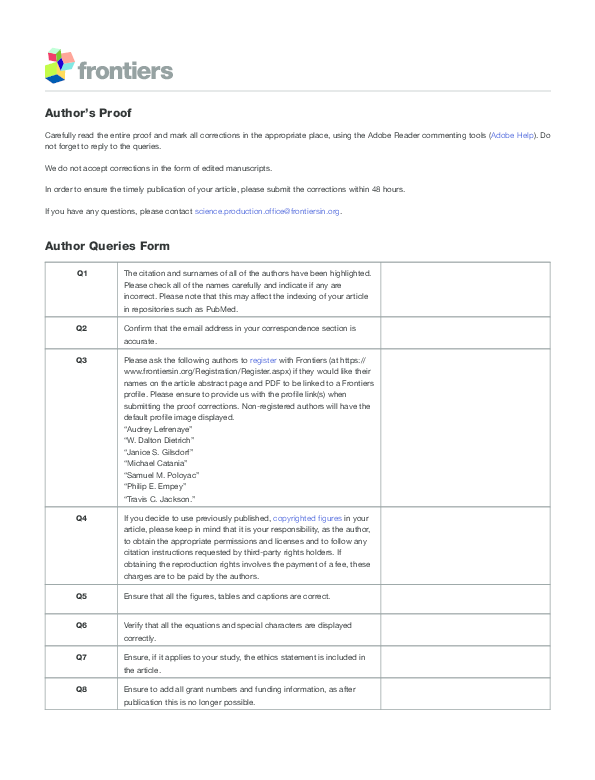 (PDF) Author Queries Form