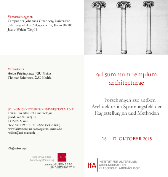 (PDF) Das archaische Didymeion: Zur Rekonstruktion der Säulen und ...