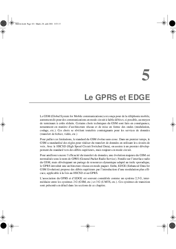 (PDF) Le GPRS et EDGE