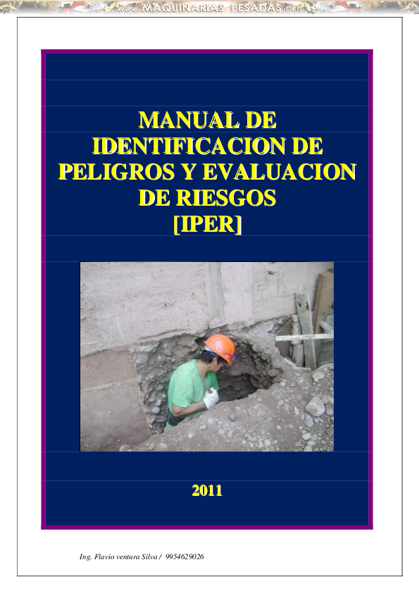 (PDF) Manual iper identificacion peligros evaluacion riesgos