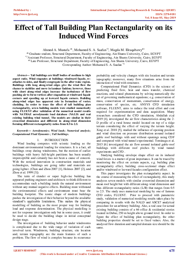 (PDF) IJERT-Effect of Tall Building Plan Rectangularity on its Induced Wind Forces | IJERT ...