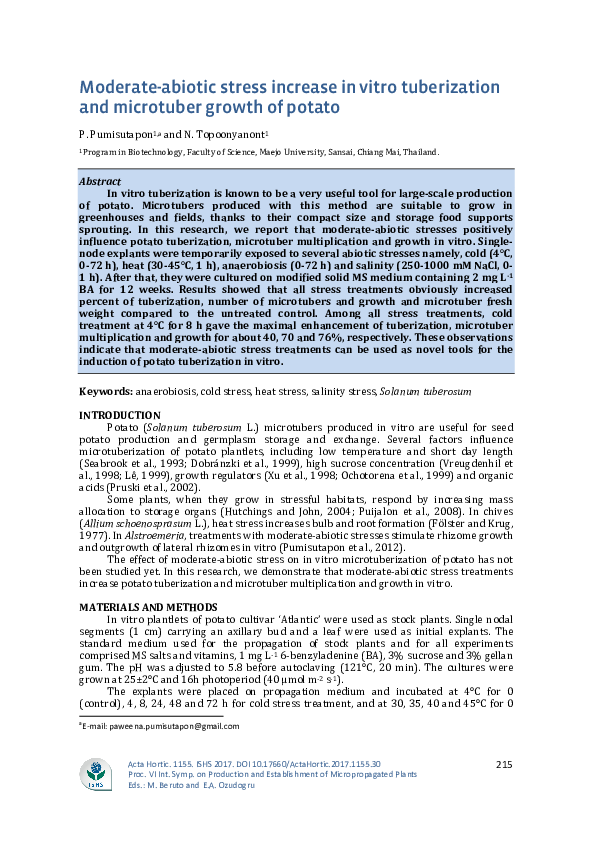 (PDF) Acta Hortic. 1155