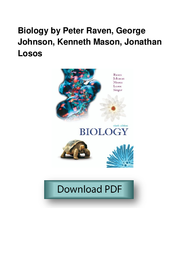 biologie végétale raven pdf