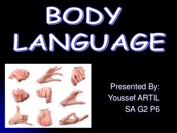 (PPT) Body Language ppt