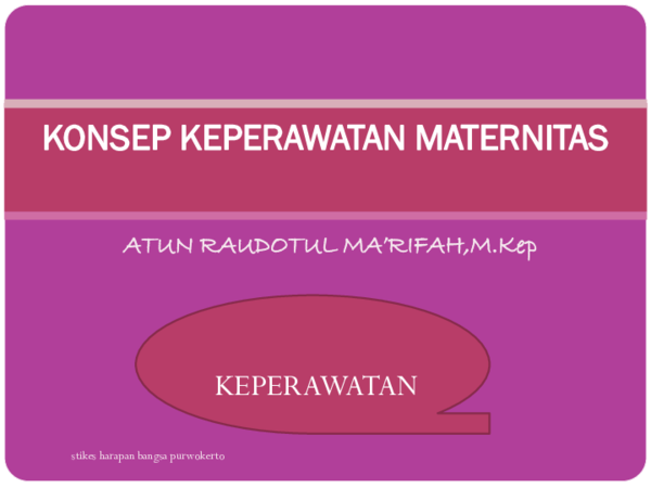 (PDF) KONSEP KEPERAWATAN MATERNITAS