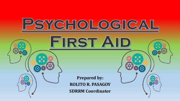 (PPT) Psychological First Aid