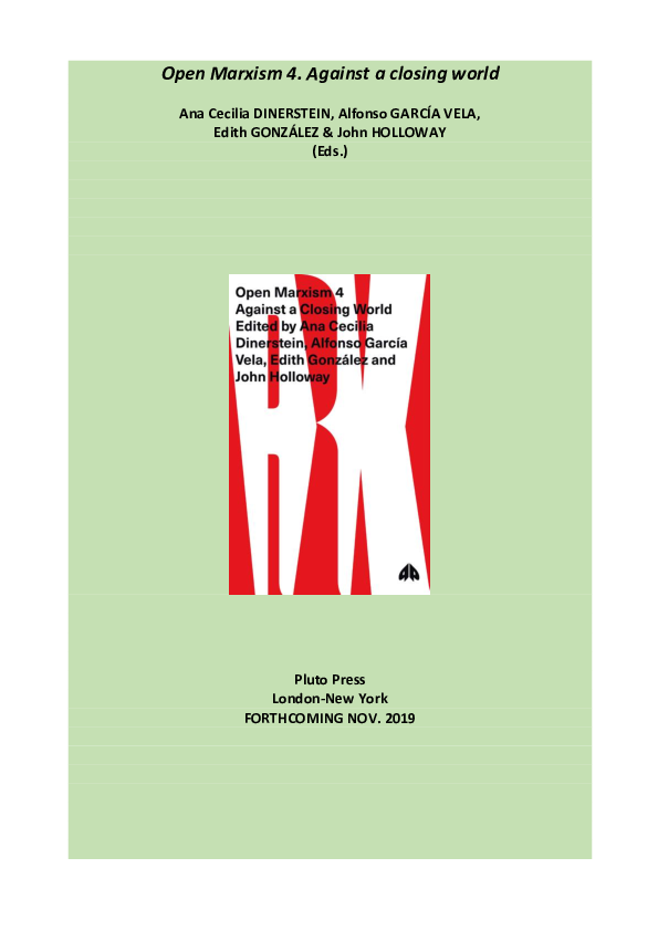 (PDF) Open Marxism 4. Against a closing world