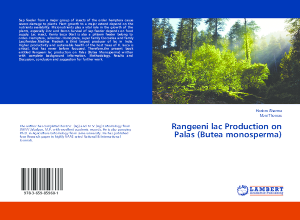 (PDF) Rangeeni lac production on Palas(Butea monosperma)