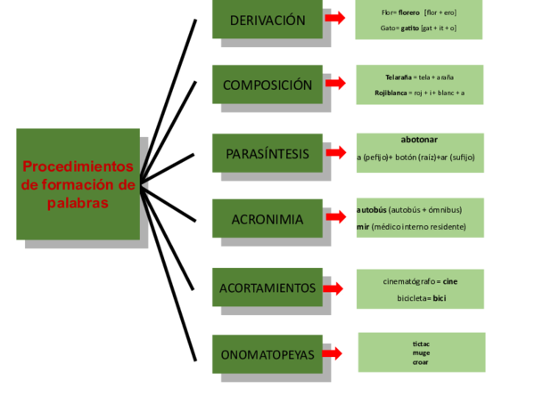 (DOC) Formacion de palabras esquema