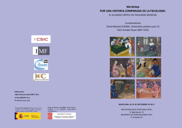 (PDF) El sistema fiscal en el Reino de Granada.Workshop “Por una ...