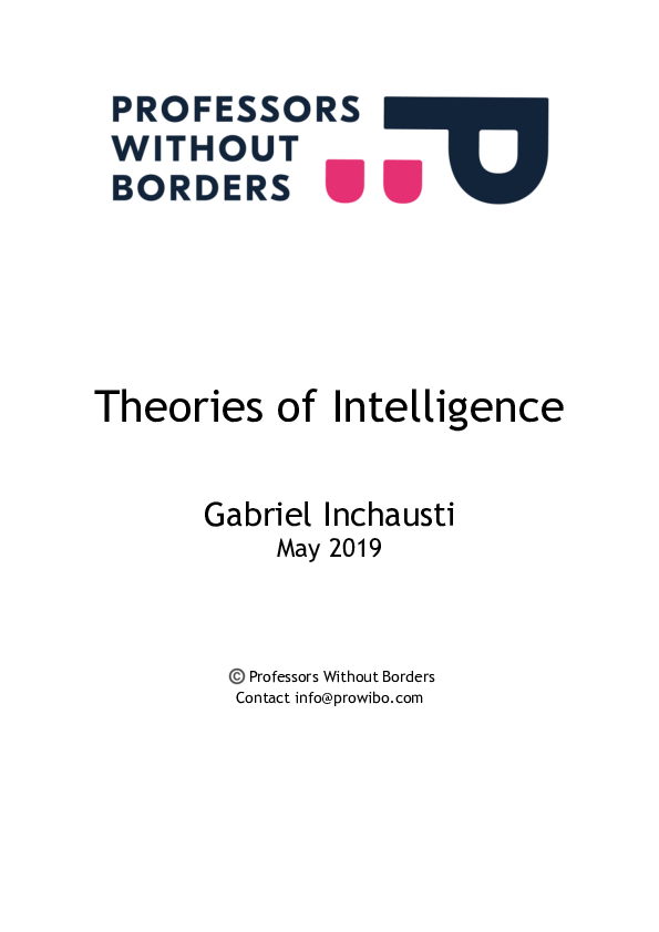 (PDF) Theories of Intelligence