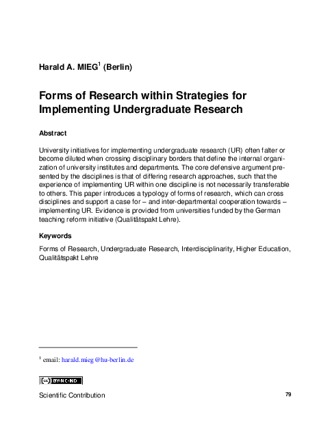 (PDF) Forms of Research within Strategies for Implementing ...