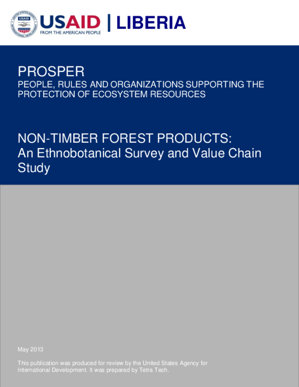 (PDF) NON-TIMBER FOREST PRODUCTS: An Ethnobotanical Survey and Value ...