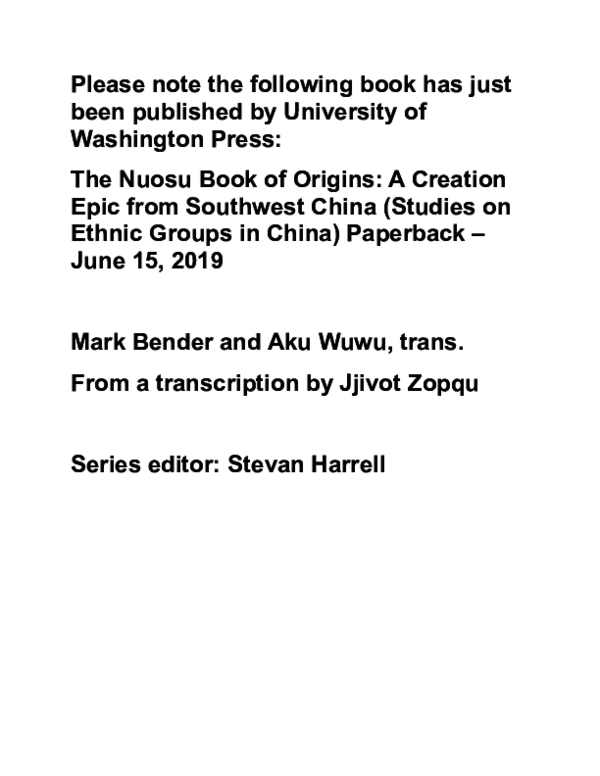 (DOC) Please note the following book has just been published by ...