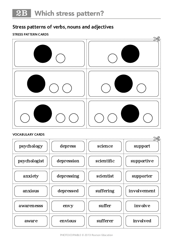 (PDF) Stress patterns of verbs, nouns and adjectives STRESS PATTERN ...