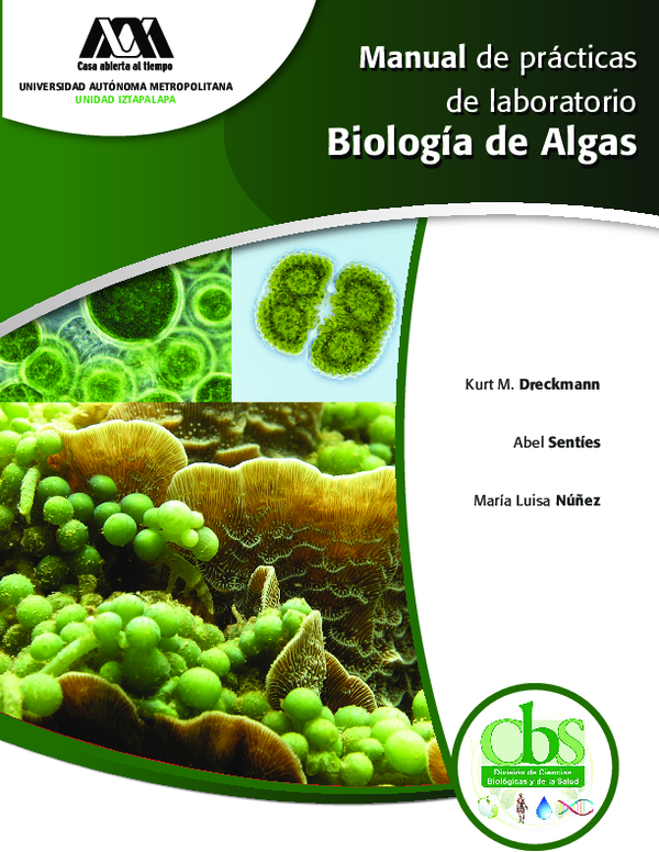 (PDF) Biología de Algas Manual de prácticas de laboratorio