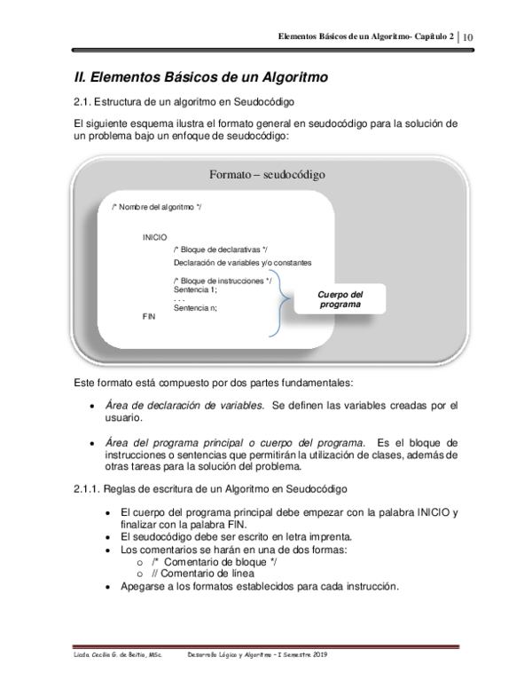 (PDF) Elementos Básicos de un Algoritmo-Capítulo 2 10
