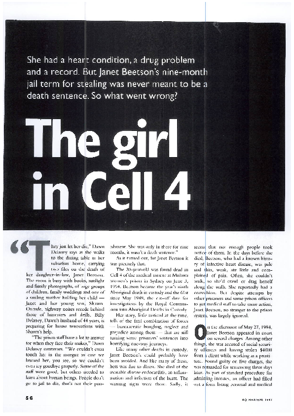 (PDF) "The Girl in Cell 4"