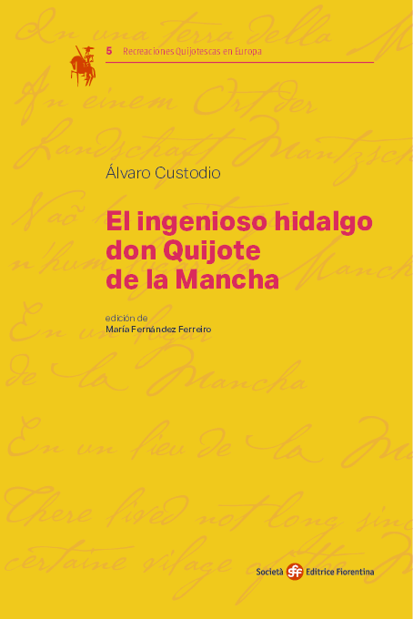 (PDF) El ingenioso hidalgo don Quijote de la Mancha
