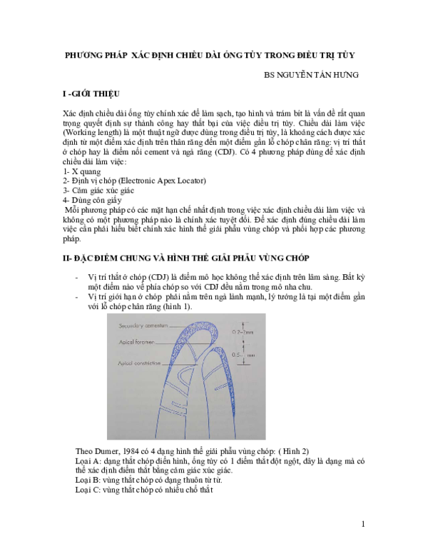 (PDF) Working length RCT