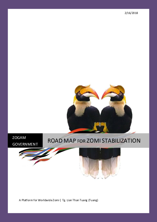 ROAD MAP FOR ZOMI STABILIZATION