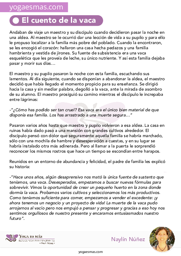 (PDF) El cuento de la vaca