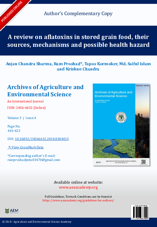 (PDF) A review on aflatoxins in stored grain food, their sources ...