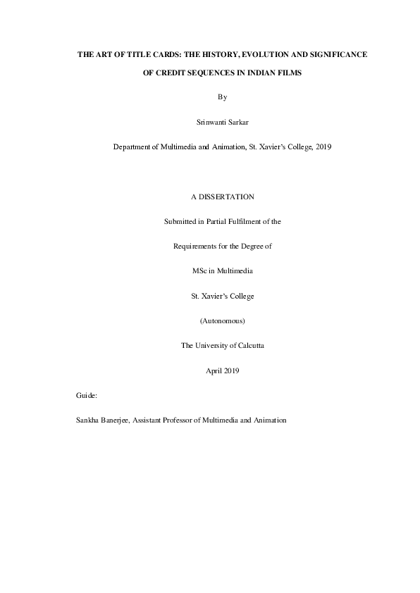 (PDF) THE ART OF TITLE CARDS: THE HISTORY, EVOLUTION AND SIGNIFICANCE ...