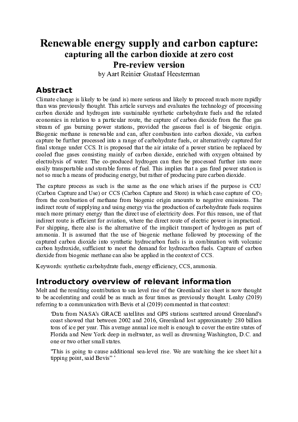 (DOC) Renewable energy supply and carbon capture: capturing all the ... (DOC) Renewable energy supply and carbon capture: capturing all the ...