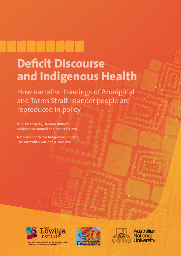 (PDF) Deficit Discourse and Indigenous Health How narrative framings of ...