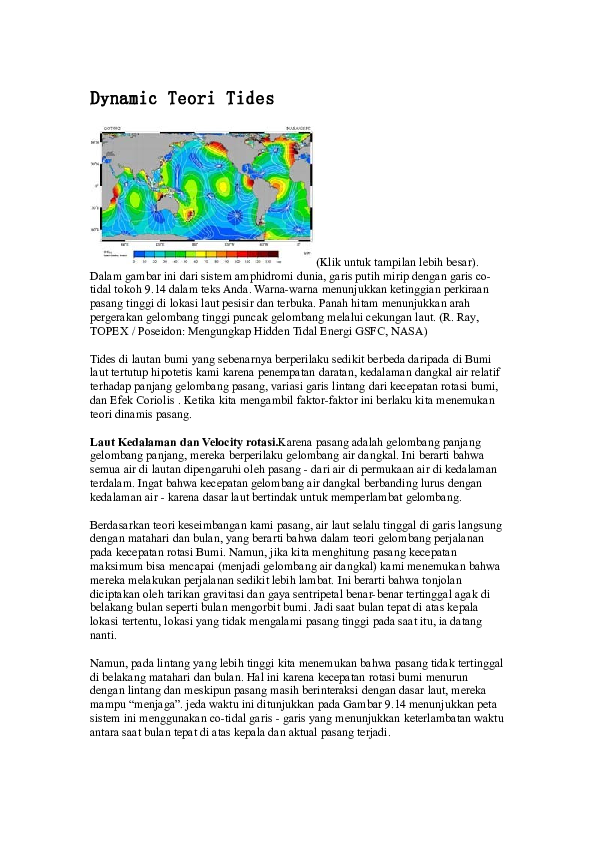 (DOC) Dynamic Teori Tides