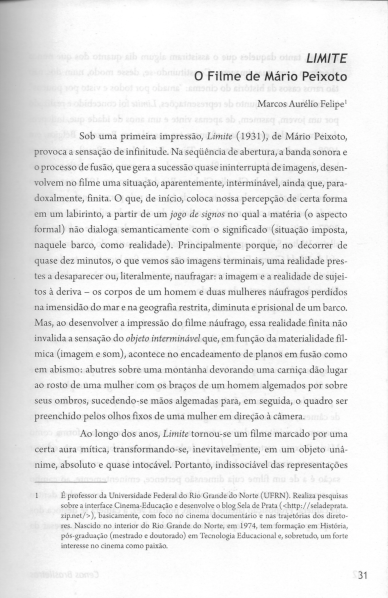 (PDF) Limite: o filme de Mário Peixoto | Marcos Aurélio Felipe ...