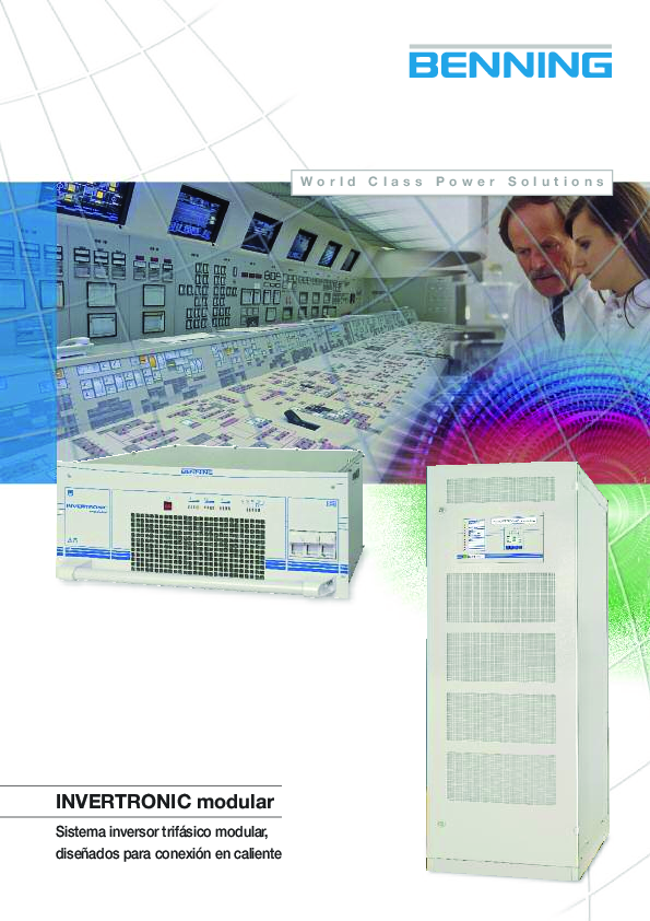(PDF) INVERTRONIC modular Sistema inversor trifásico modular, diseñados ...