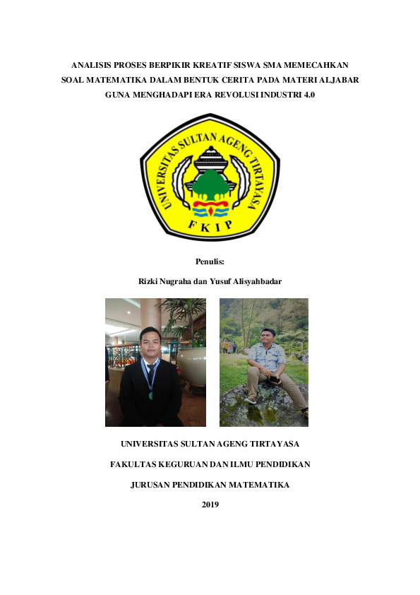 (PDF) ANALISIS PROSES BERPIKIR KREATIF SISWA SMA MEMECAHKAN SOAL MATEMATIKA DALAM BENTUK CERITA ...