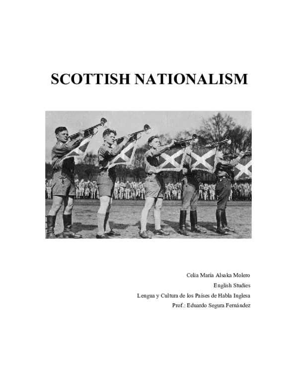 (PDF) SCOTTISH NATIONALISM
