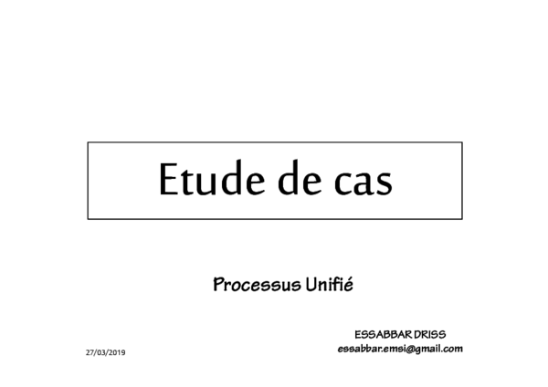 (PDF) Processus Unifié UP & 2TUP