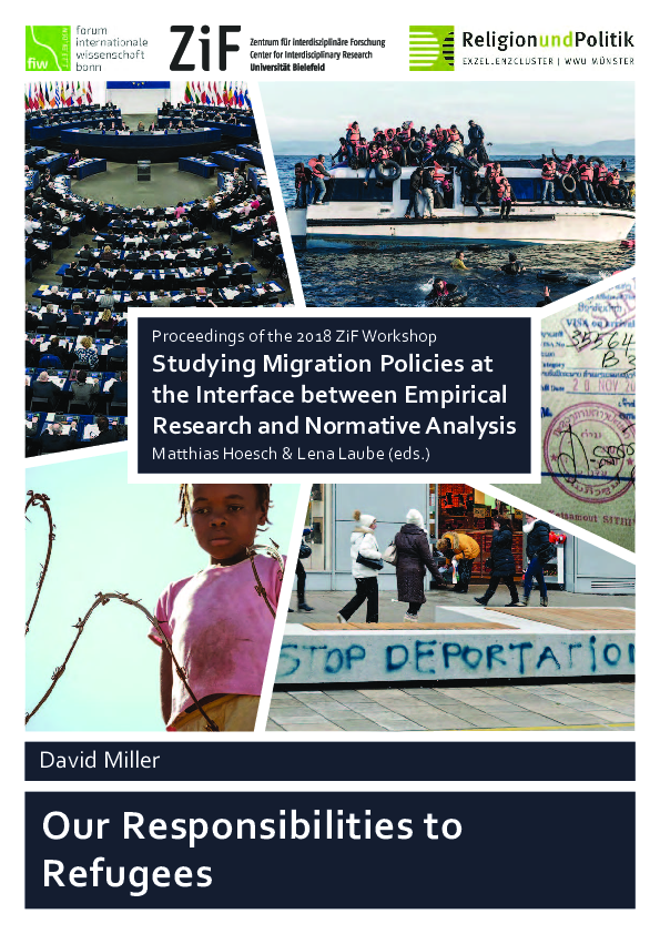 (PDF) Our Responsibilities to Refugees