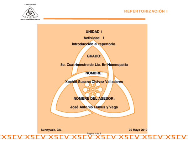 (PDF) 01 Repertorización 1 U.1 A.1 Introducción Repertorización XSCV ...