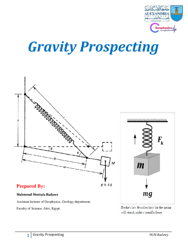 (PDF) Gravity Prospecting
