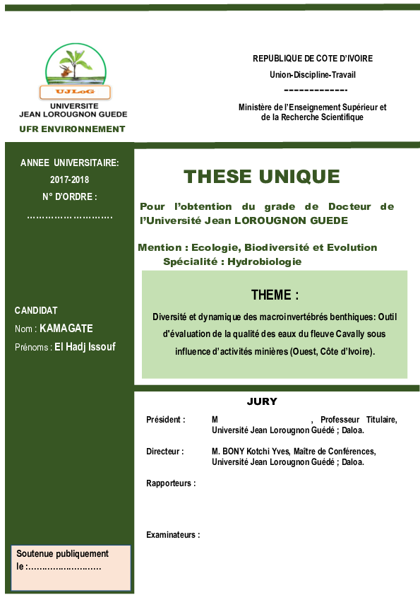 (DOC) Union-Discipline-Travail Ministère de l'Enseignement Supérieur et ...