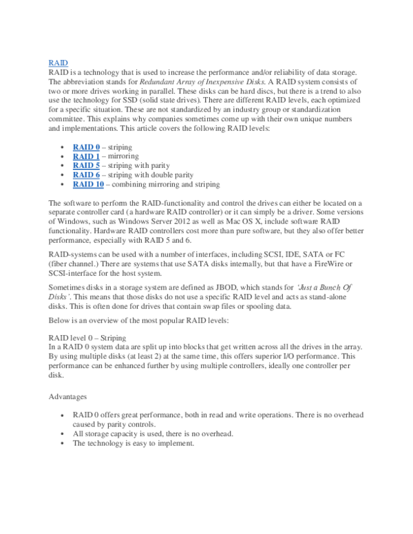 (DOC) RAID and address translation | Gaurav Londhe - Academia.edu