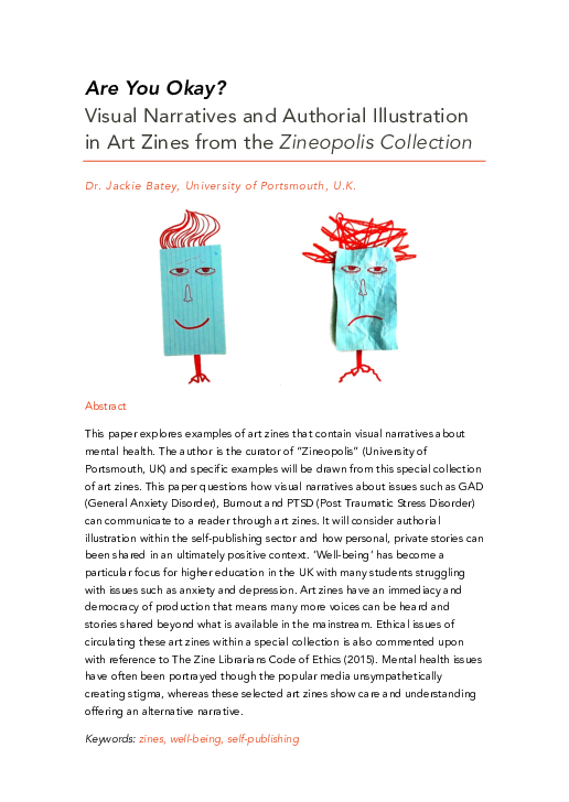 (PDF) Are You Okay? Visual Narratives and Authorial Illustration in Art ...
