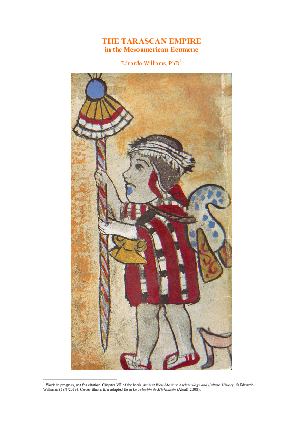 (PDF) THE TARASCAN EMPIRE in the Mesoamerican Ecumene (2019)