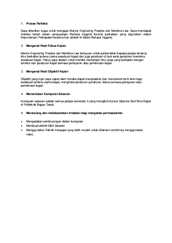 (DOC) Proses Refleksi