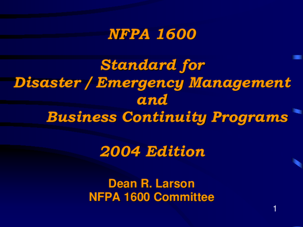 (PPT) NFPA 1600.PPT