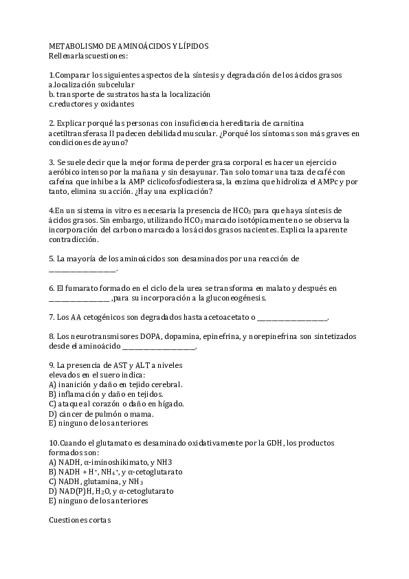 (PDF) Cuestiones Metab de lipidos y Aminoacidos20190621 69552 ih5ero