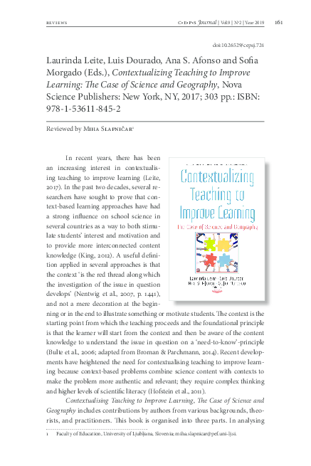 (PDF) Book Review: Laurinda Leite, Luis Dourado, Ana S. Afonso and ...