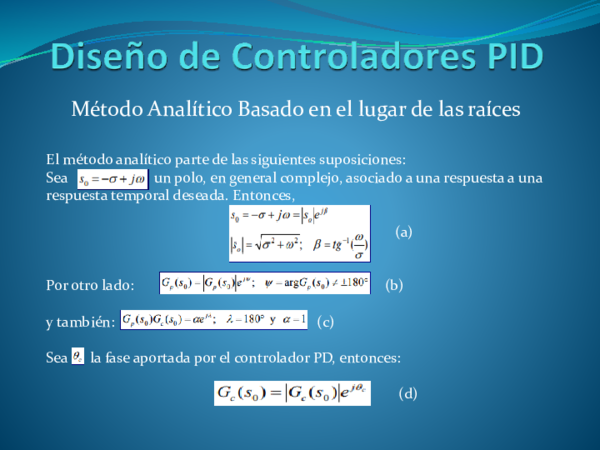 (PPT) Diseño de Controladores PID