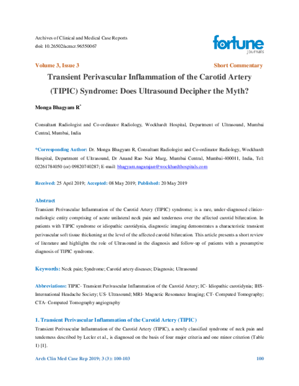 (PDF) Transient perivascular inflammation of the carotid artery tipic ...