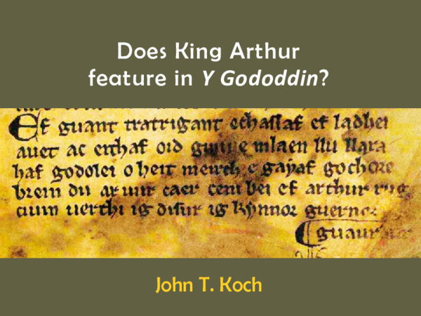(PDF) Does King Arthur feature in Y Gododdin